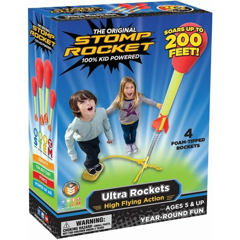 Outdoor Rocket Launcher Stomp Toy: Ultimate Fun for Kids Outdoors